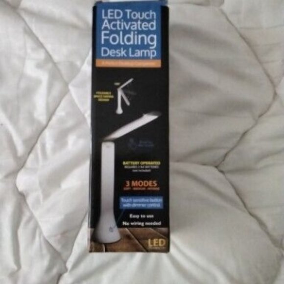 Office | Led Touch Activated Folding Desk Lamp | Poshmark